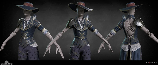 SteelRising : Player Outfit-花瓣网