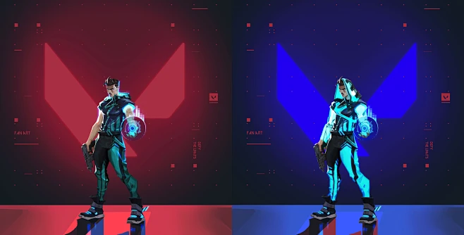 PHASE VALORANT OC FAN ART-花瓣网