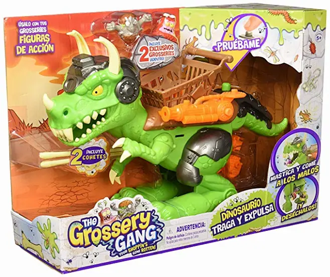 The Grossery Gang Time Wars Chomp 'n' Chew Trash-O-Saur-花瓣网