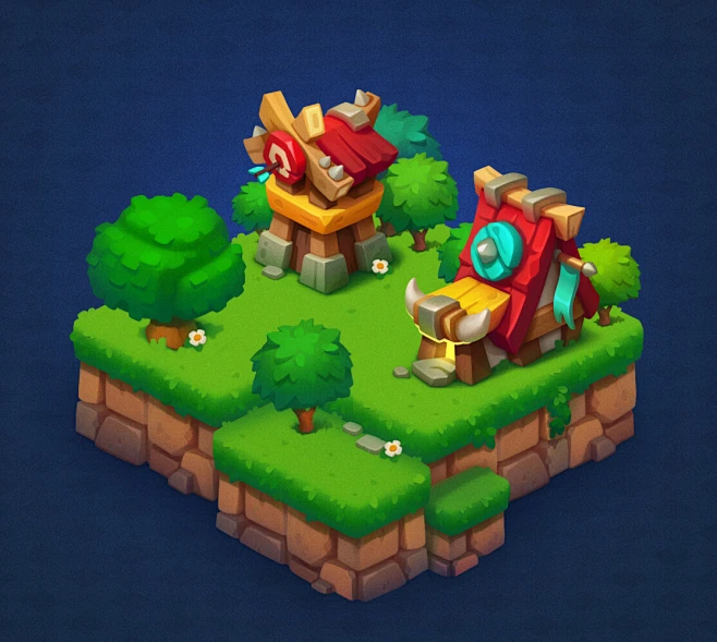 Mobile Game_Casual ui, icon, haejoo : Photoshop-花瓣网