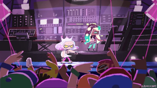 Splatoon Fanart : splatoon fanart-花瓣网