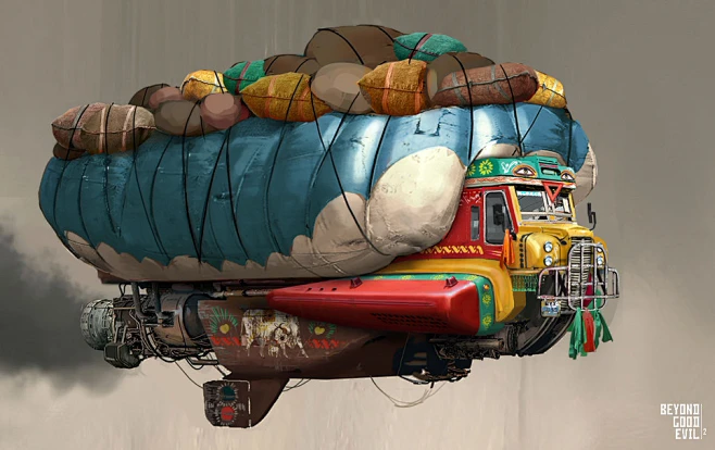 Beyond Good and Evil 2 : Trucks, Pierre Bertin : Art Director : Hubert ...