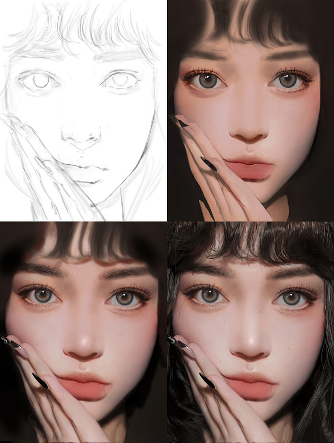 study(copy), J.Won Han : study photoshop painting ref : https://www ...