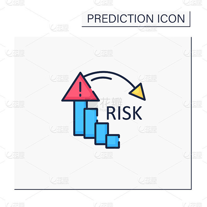 降低风险颜色图标