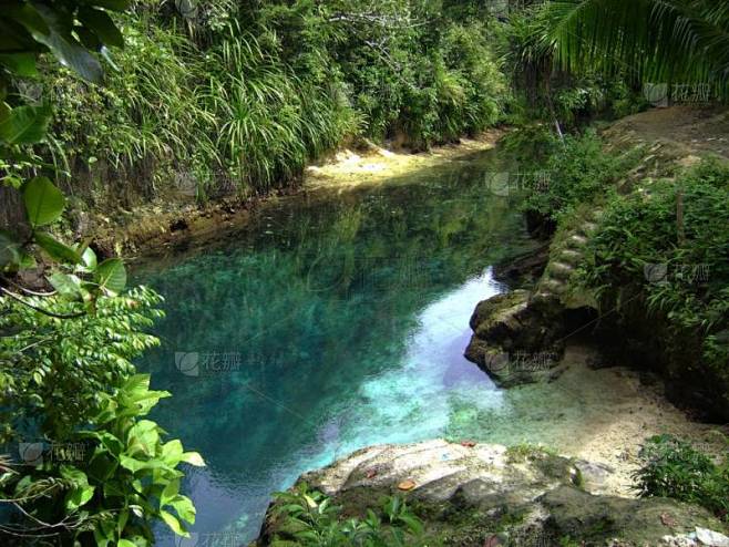 Enchanted River, Hinatuan, Surigao del Sur Philipp