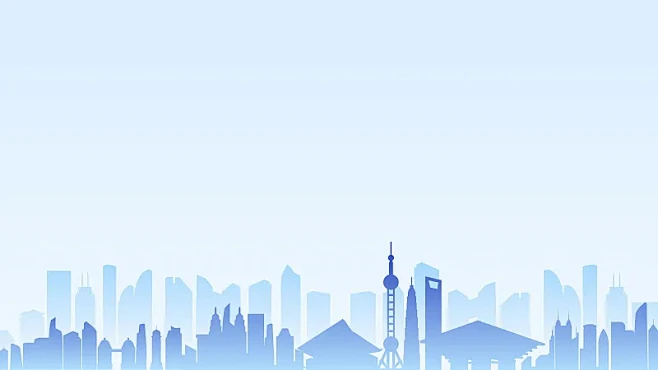 上海简约城市PPT背景图片下载-花瓣网