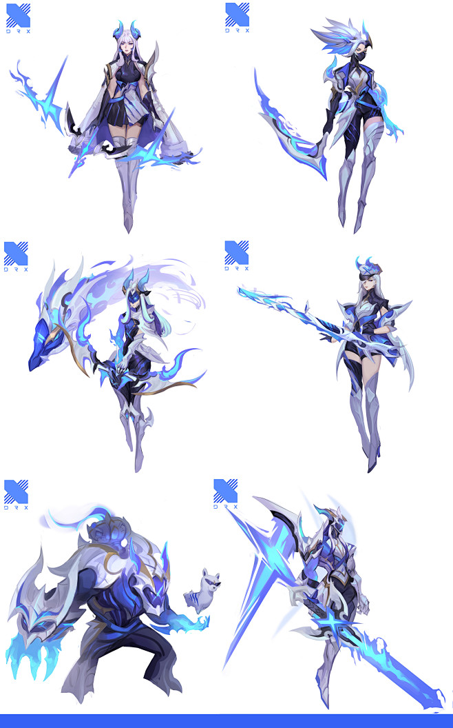 S12全球总决赛 DRX战队冠军皮肤——Art：37今天画画了吗 （@微博） Steve Zheng