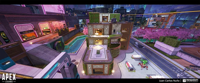 Apex Legends E-District High End Building Set - Large-花瓣网
