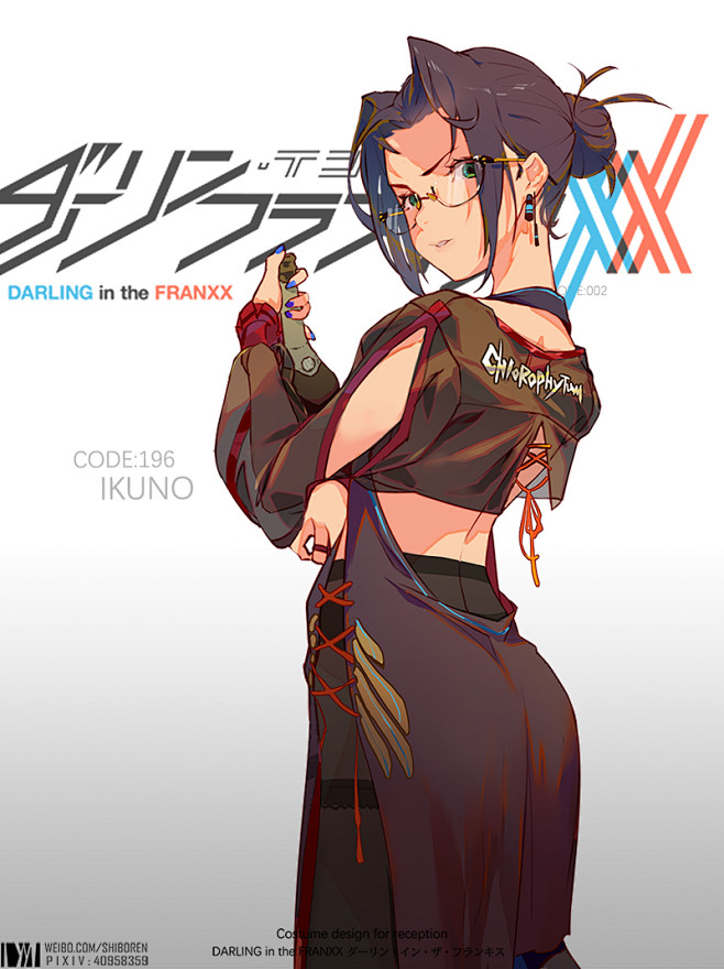 #ゼロツー(ダリフラ) FRANXX - DM袋喵的插画