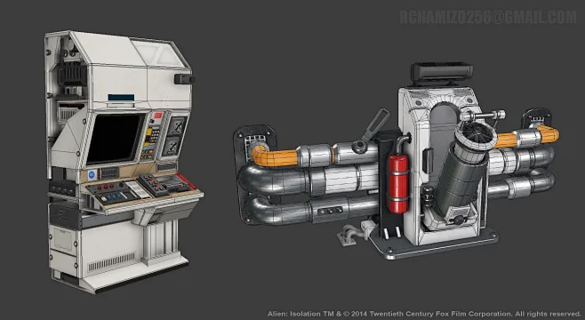 Alien_Isolation_Art_Drop, Ricardo Chamizo : Here you can find a brief ...