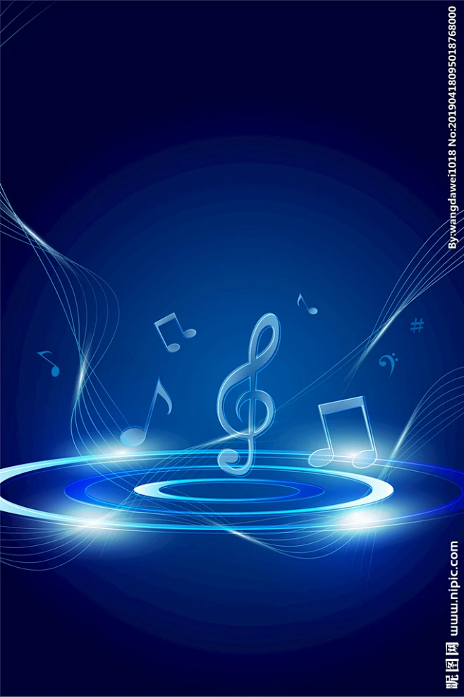 音乐科技背景-花瓣网