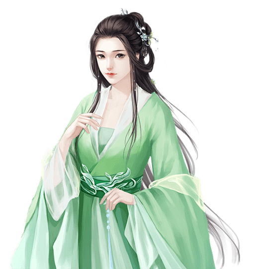 绿衣温柔女子_0000111_普通