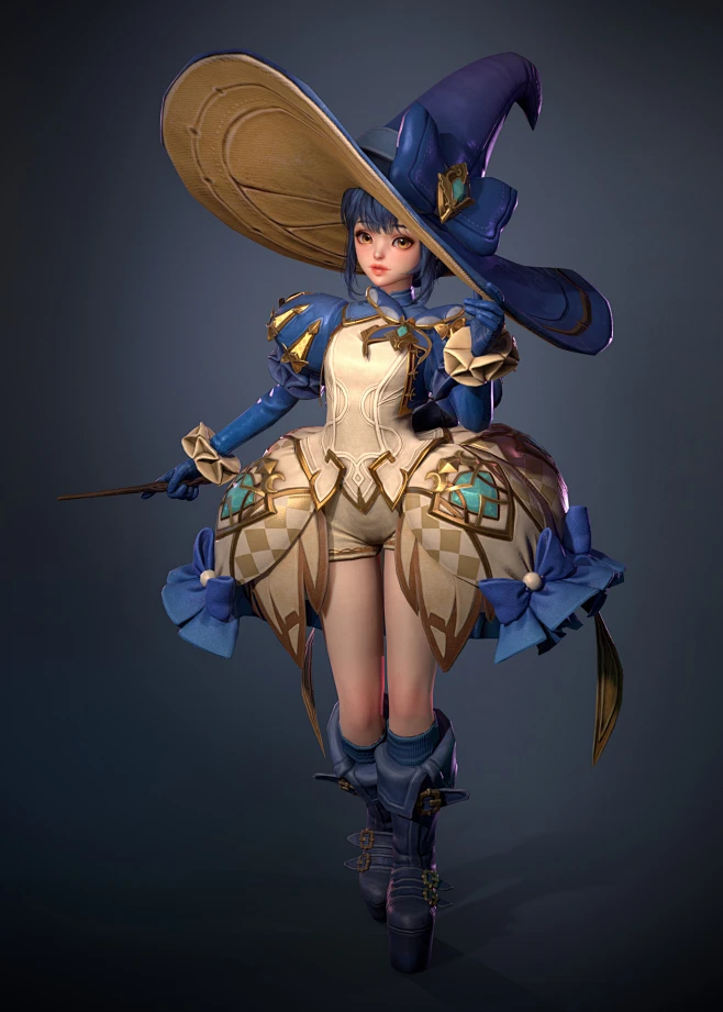 Sweet trick 3D, ey Park : 2d artwork. monable https://www.artstation.com/artwork/Ya8L5q-花瓣网