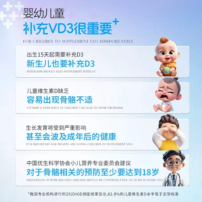 Mickey米奇新生婴幼儿童维生素d3滴剂含k2钙宝宝vd液体加拿大进口-tmall.com天猫-花瓣网