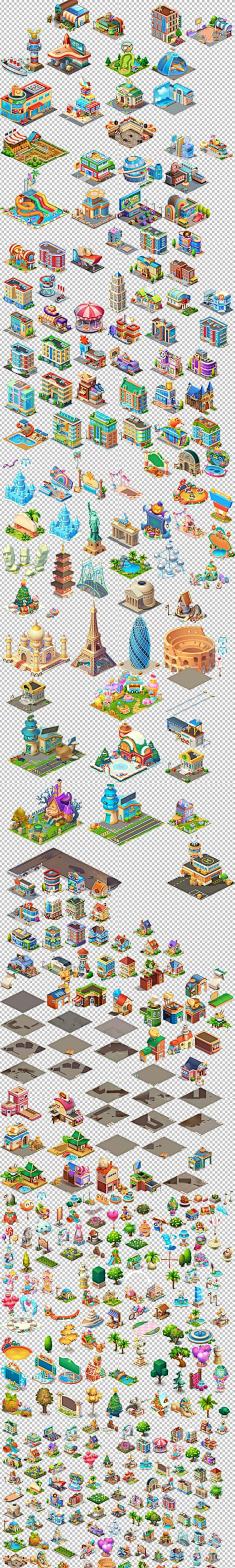 2.5D-花瓣网|陪你做生活的设计师 | UI音效图标游戏素材