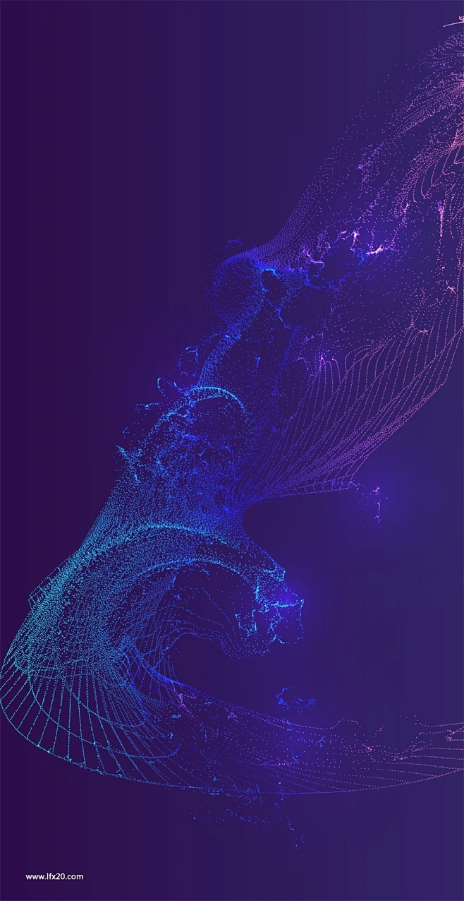 2019几何立体创意数字图形光效背景图片_设计素材--科技底纹图片素材-花瓣网