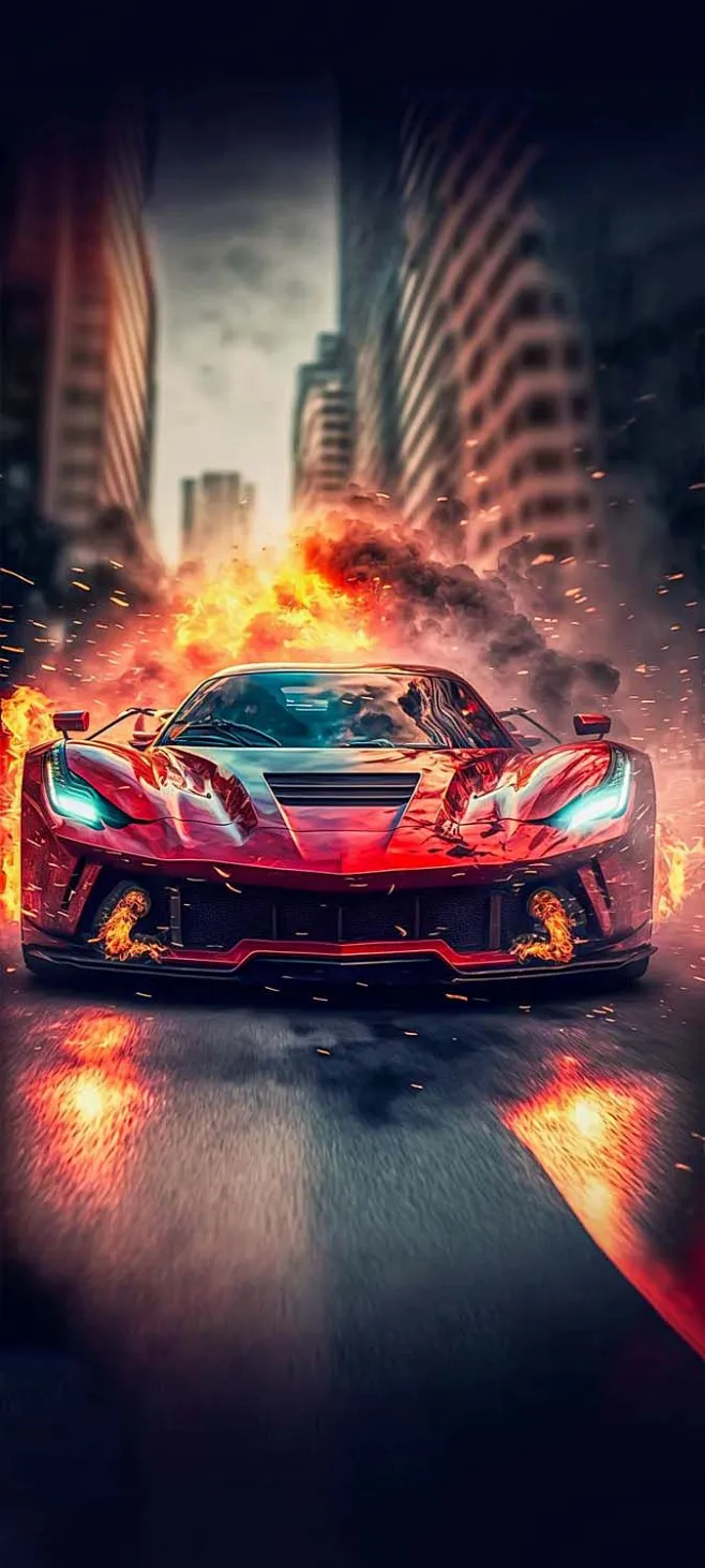 Ferrari Fire IPhone Wallpaper HD - IPhone Wallpapers-花瓣网