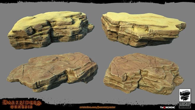 Darksiders Genesis - Layered Rocks , Jesse Carpenter : Layered Rocks ...