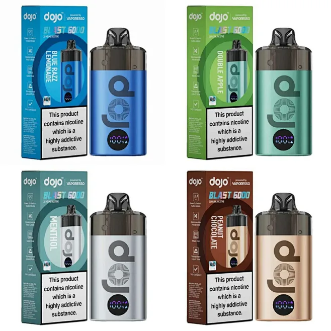 VAPORESSO DOJO BLAST 6000 PREFILLED POD KIT 20MG-花瓣网