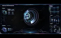 科技风格UIUI游戏UI小梦幻的梦话 原创作品 ().jpg-花瓣网