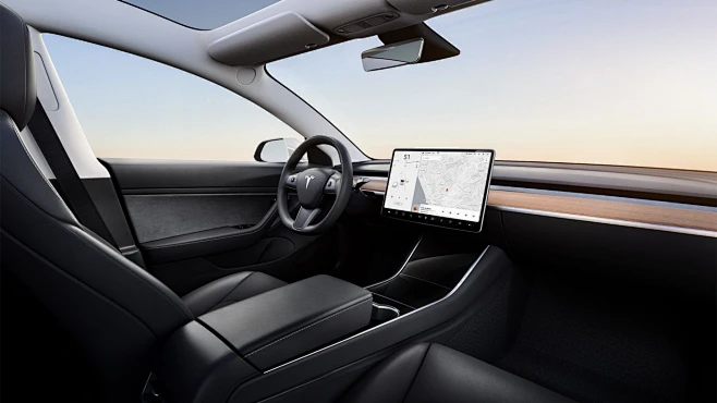 tesla-model-3-interior-花瓣网