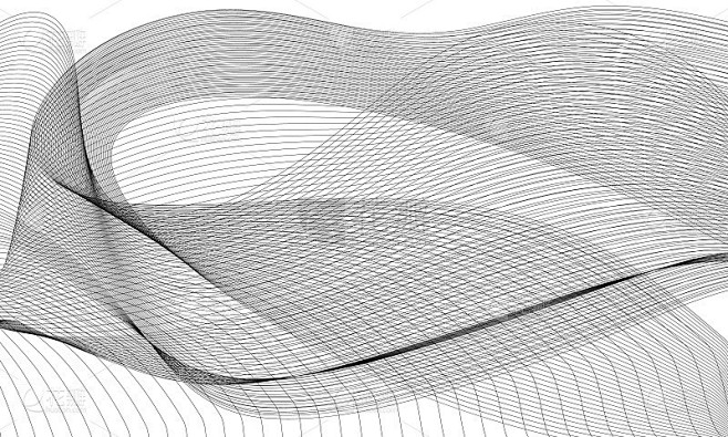 Abstract wave element for design. Digital frequenc
