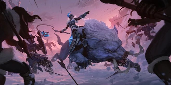 {游戏系列}美国RUNETERRA符文传说（UI,角色，场景）-花瓣网