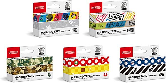 任天堂 美纹纸胶带 5种套装图片_Pack图片素材-花瓣网