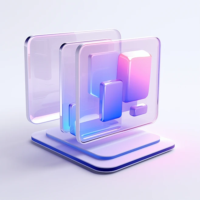 电脑 UI图标 icon AIGC 科技风 图标-花瓣网