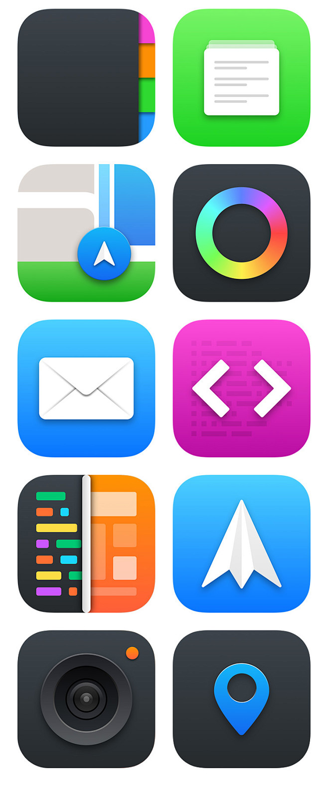 精致36款MAC OS系统风格图标ICON设计PNG格式Sketch格式素材-淘宝网