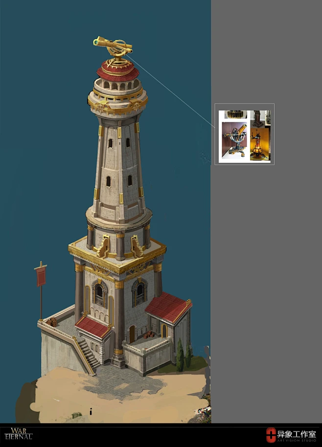 building design for War Eternal, Dawnpu at Art vision studio : 异象工作室的小 ...