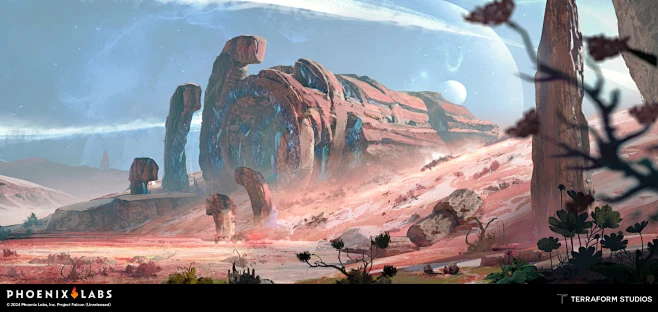 Environment Explorations for Project Falcon (Unreleased)-花瓣网