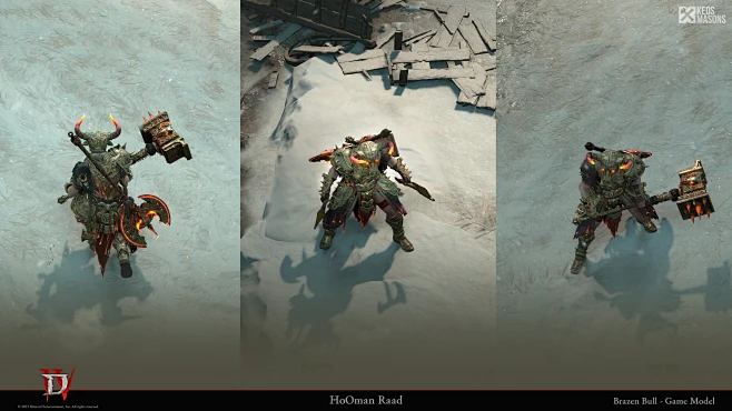 Diablo IV - Brazen Bull - Store Armor-花瓣网