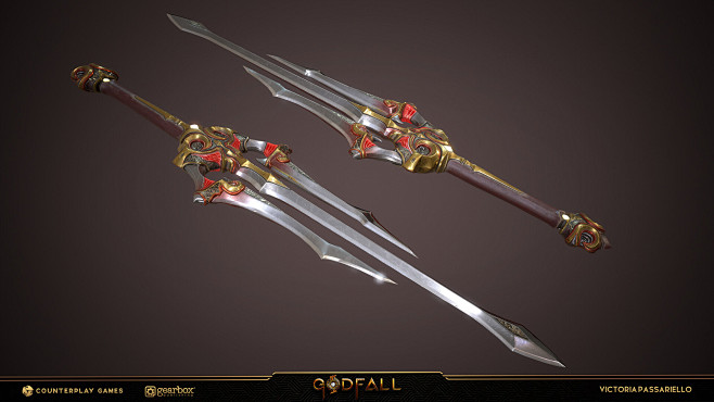 GODFALL DUAL BLADE ARSENAL, Victoria Passariello : Dual Blade Arsenal I ...