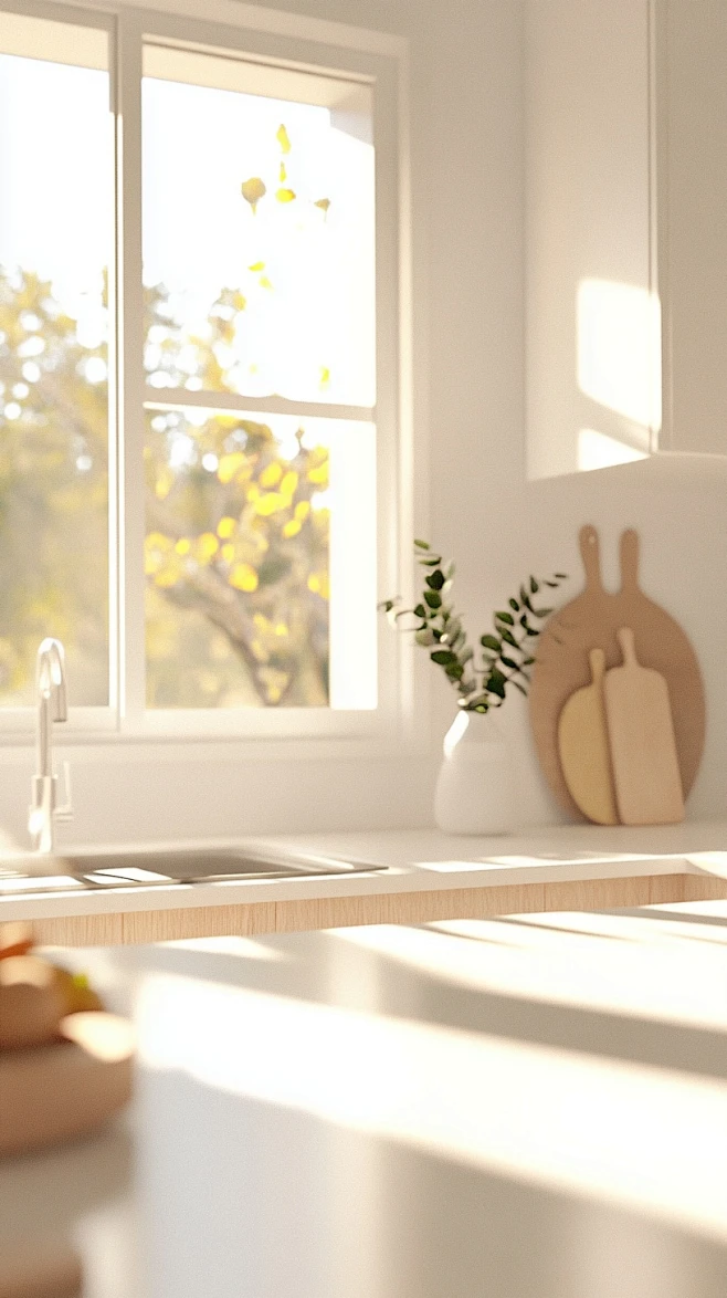 Photography, white countertops, bright warm white background, soft ...