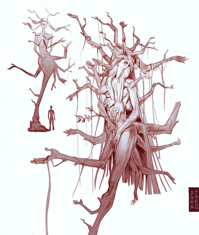 Semblance: Trees , Rita Dmitrijenko : Sketches for my character design ...