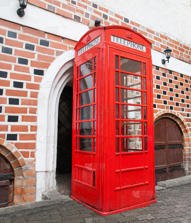Red telephone booth, London