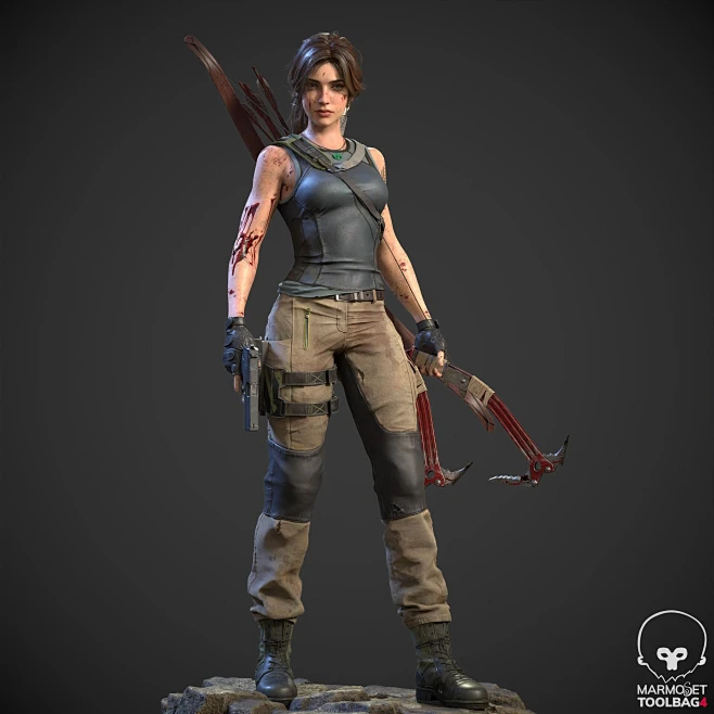 Lara Croft-花瓣网