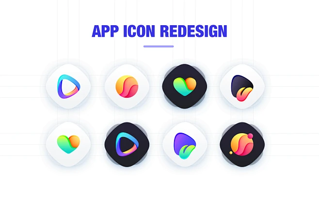 Icon redesign-花瓣网