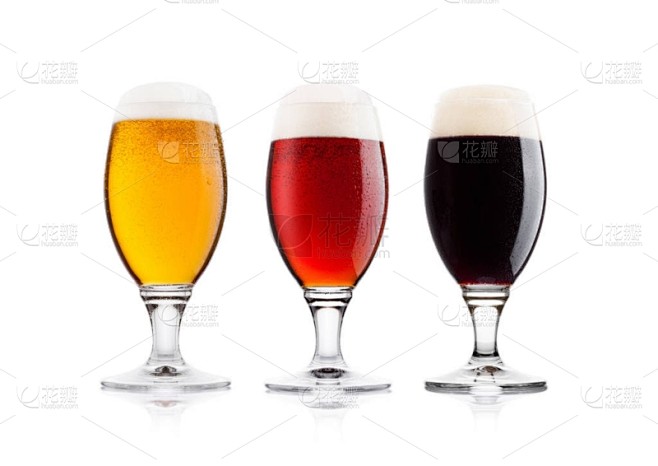 冰杯啤酒、红啤和露