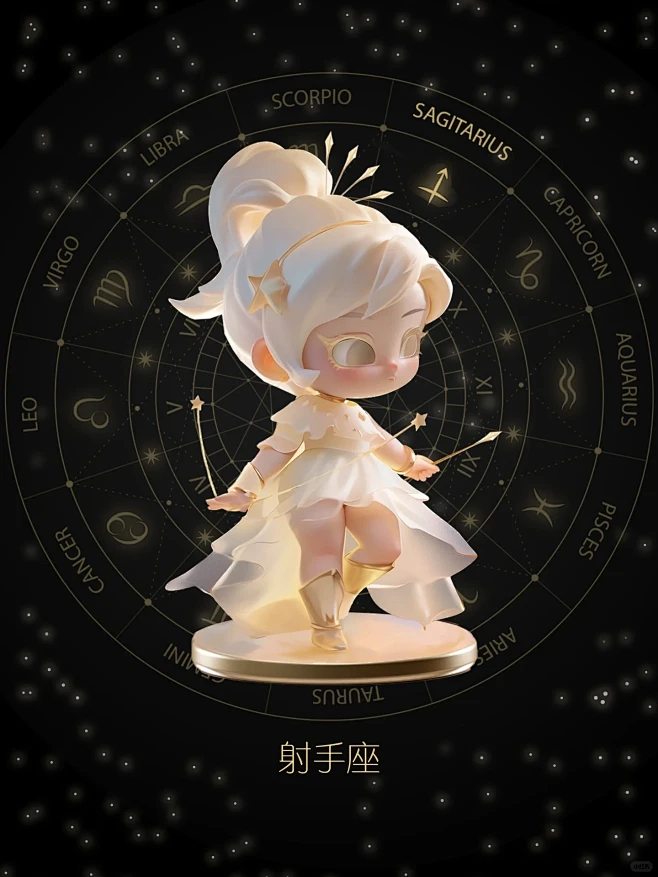 十二星座盲盒——射手座图片_盲盒图片素材-花瓣网