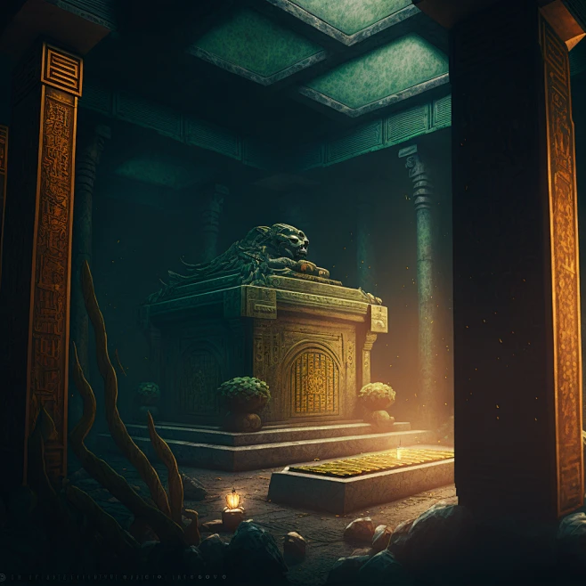 Undiscovered Tomb of the Chinese Emporer, by Caravaggio and dan mumford ...