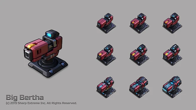 Mad Planets (Sharp Extreme Inc. ,2019), Sean Kwon : In Game Art Assets ...