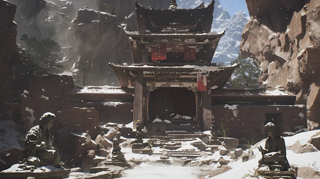 黑神话场景-hzj(4)-花瓣网