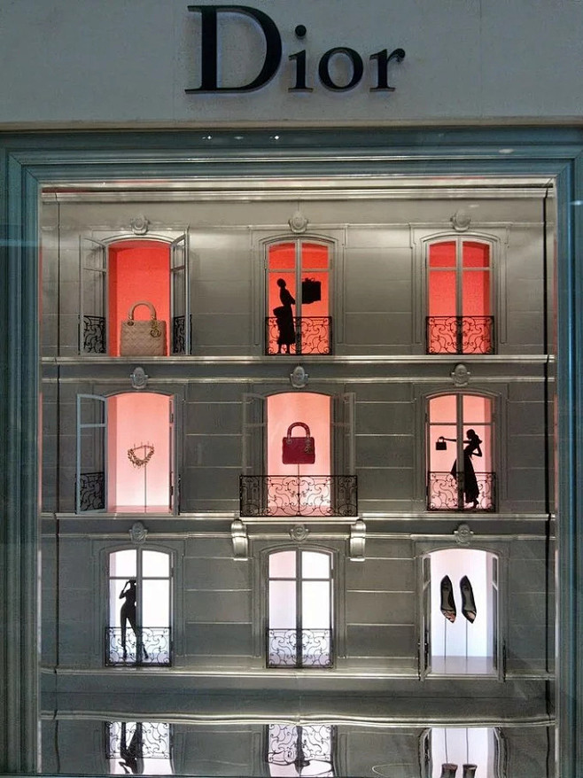 #Dior迪奥圣诞节橱窗##圣诞节橱窗# -大作