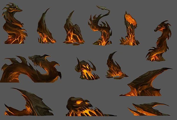 Fire Event - BoH : Work made for the game "Band of Heroes"-花瓣网
