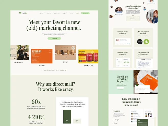 PostPilot - Exploration by Martin Strba for Outloud on Dribbble-花瓣网