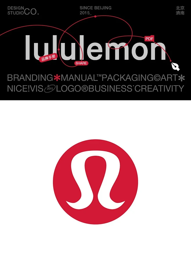 露露乐檬Lululemon品牌VI手册｜品牌VI设计_1_Lee_来自小红书网页版-花瓣网