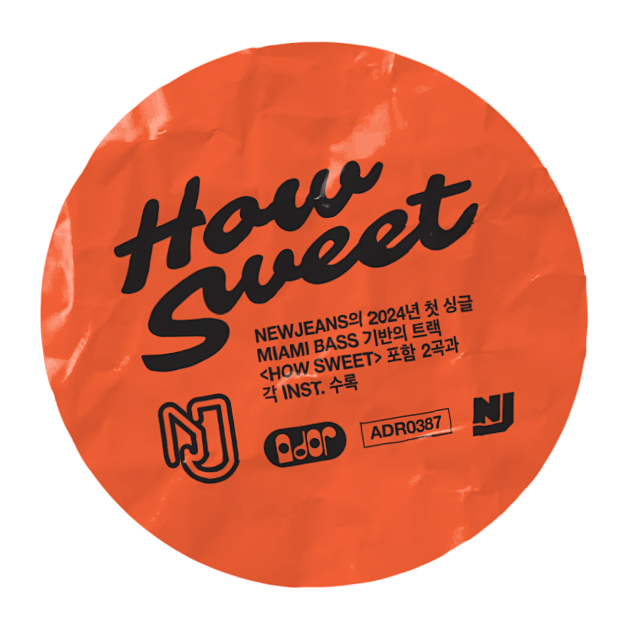 NewJeans How Sweet 贴纸 LOGO