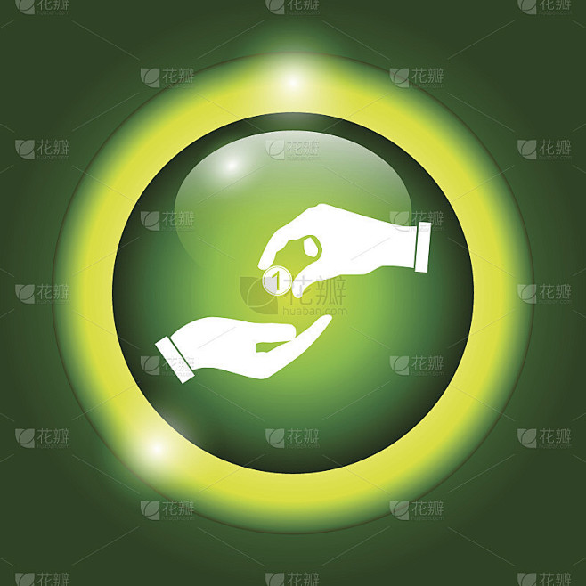 give alms Flat图标